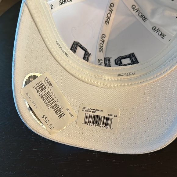 G/FORE | Accessories | Nwt Gfore 1 One Ten Flex Fit Sno Color Golf Hat ...